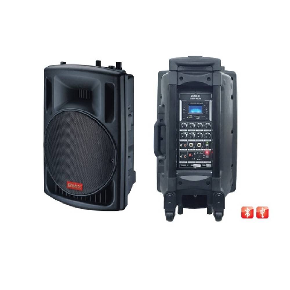 EMIX EMPP-58VM 12" 350W Portable Amplifier c/w Bluetooth, USB Player ...