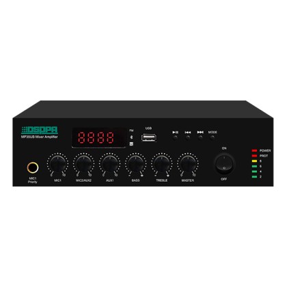 DSPPA MP120UB Mini Digital Mixer Amplifier with USB & Bluetooth