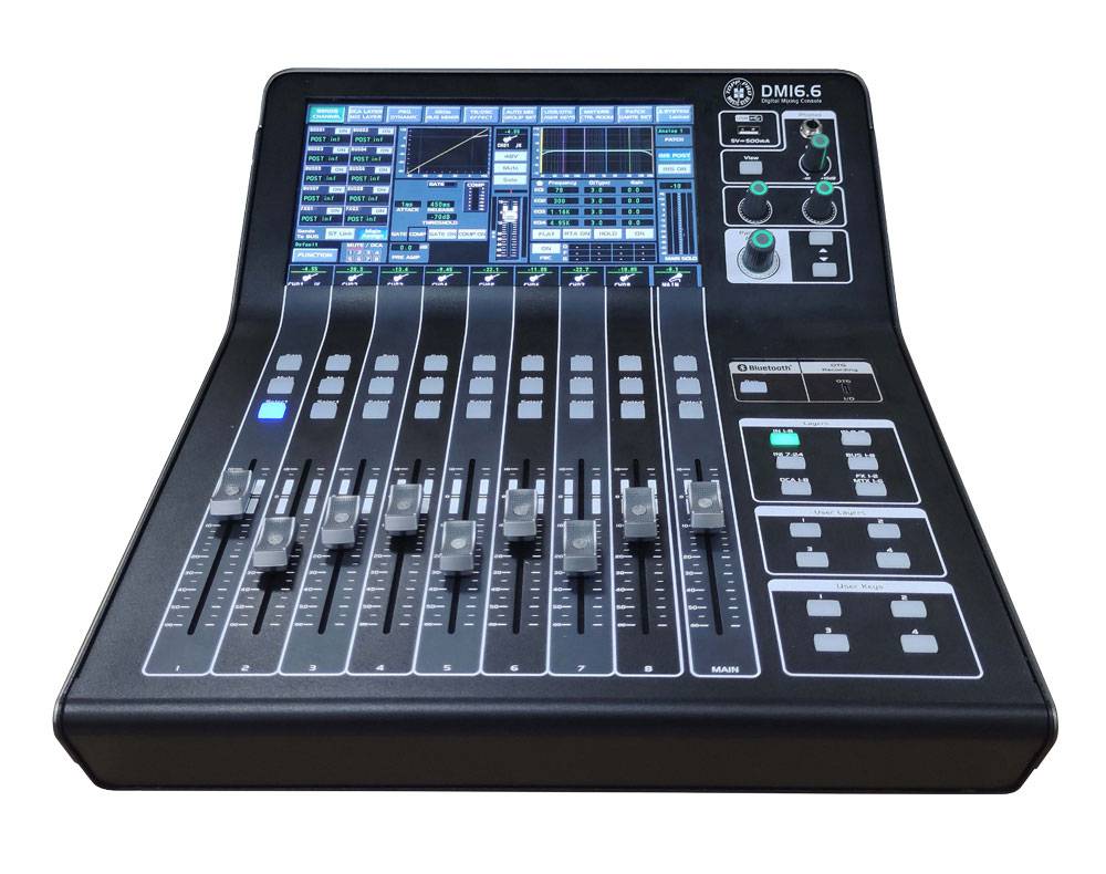 Topp Pro DM16.6 16 Channel Digital Mixer, 10 Out, 2 FX & 10" Touch ...