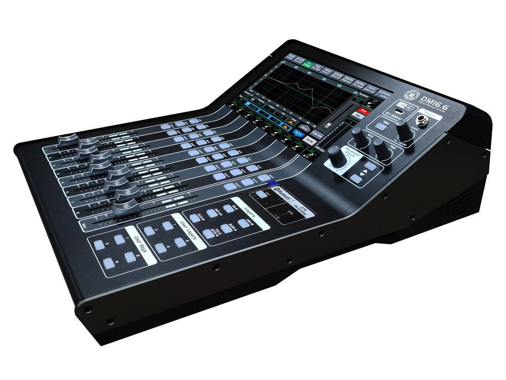 Topp Pro DM16.6 16 Channel Digital Mixer, 10 Out, 2 FX & 10" Touch ...