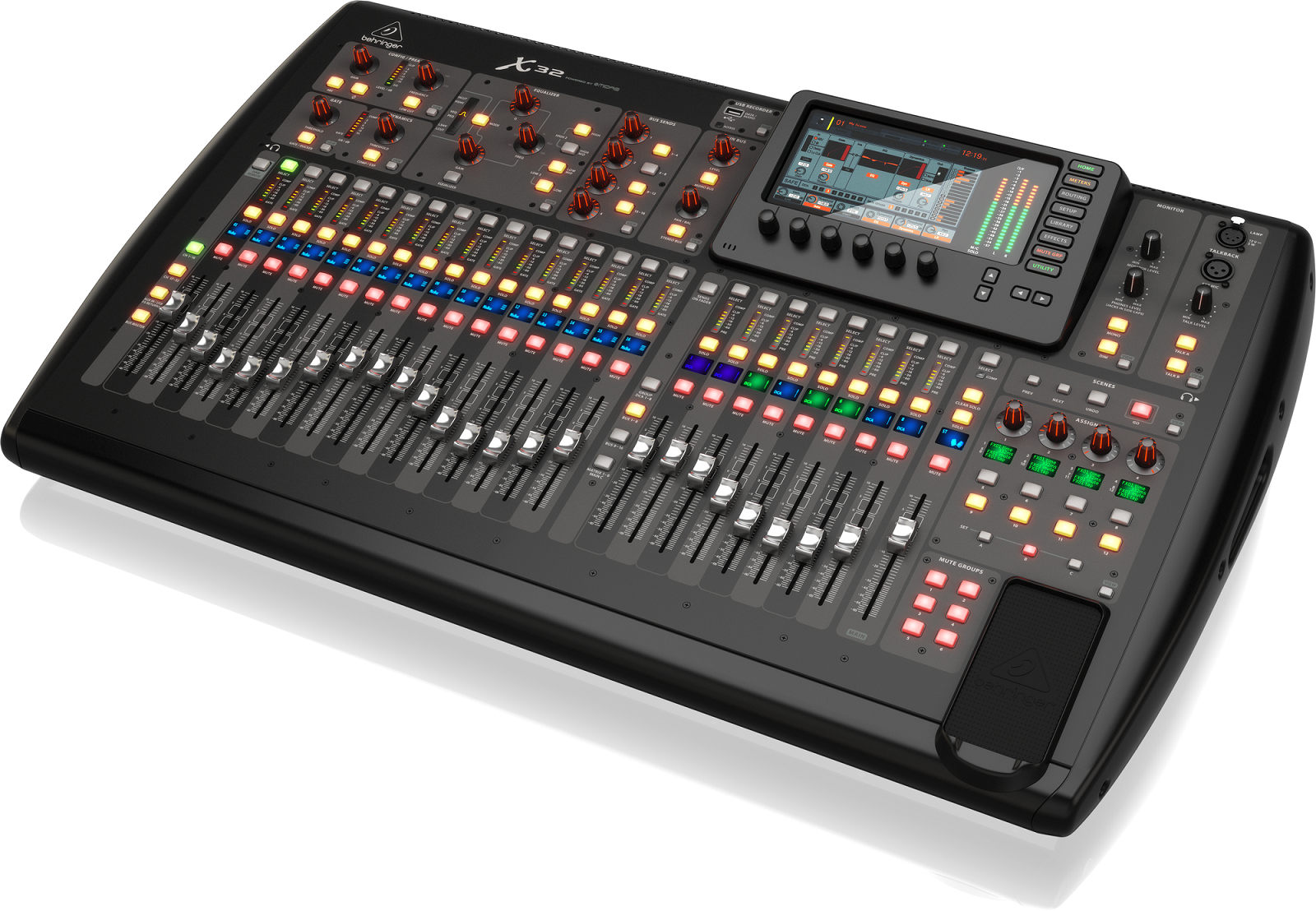 Behringer X32 40 Channel, 25 Bus Digital Mixer Console with 32 XLR ...