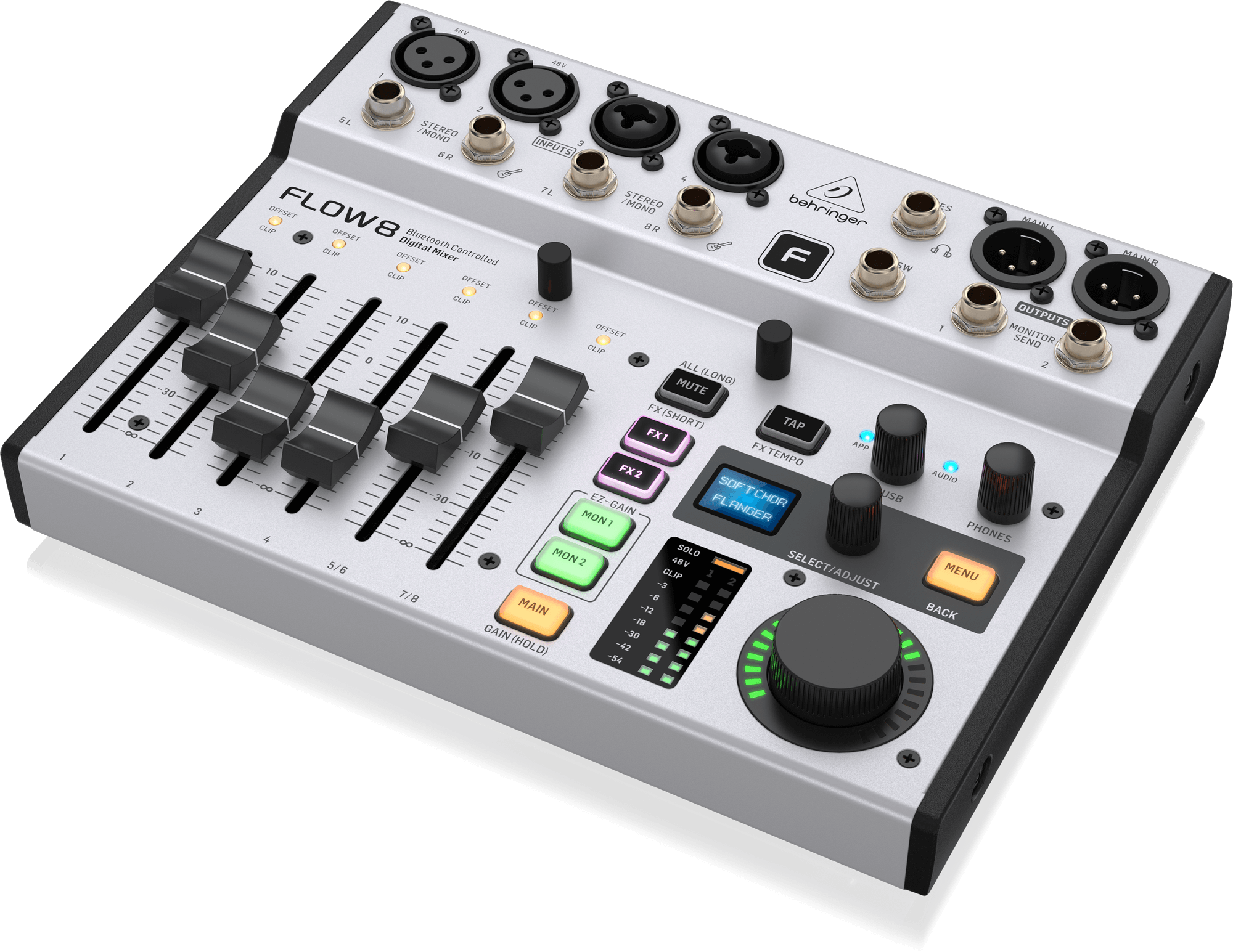 Behringer FLOW 8 8-input Digital Mixer with Bluetooth ( FLOW-8 / FLOW8)