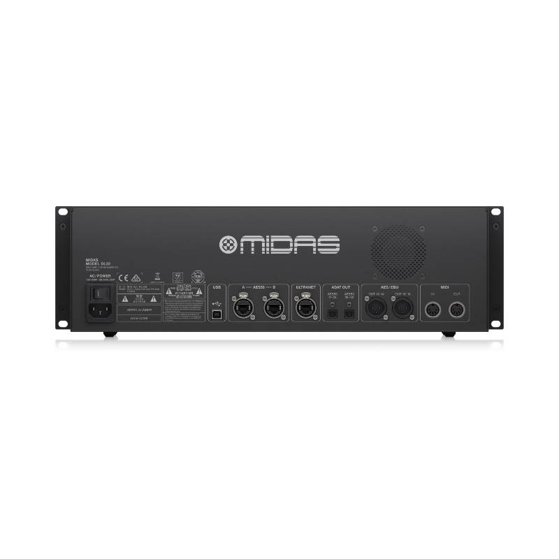 Midas DL32 Digital Snake I/O Box 32 Input, 16 Output Stage Box with 32 ...