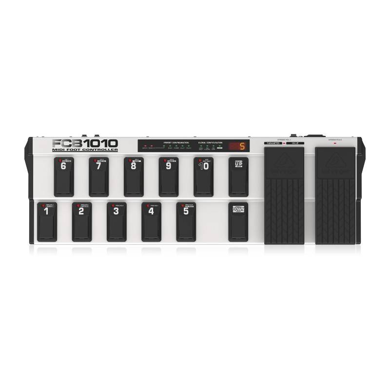 BEHRINGER FCB1010 Ultra-Flexible MIDI Foot Controller with 2 Expression ...