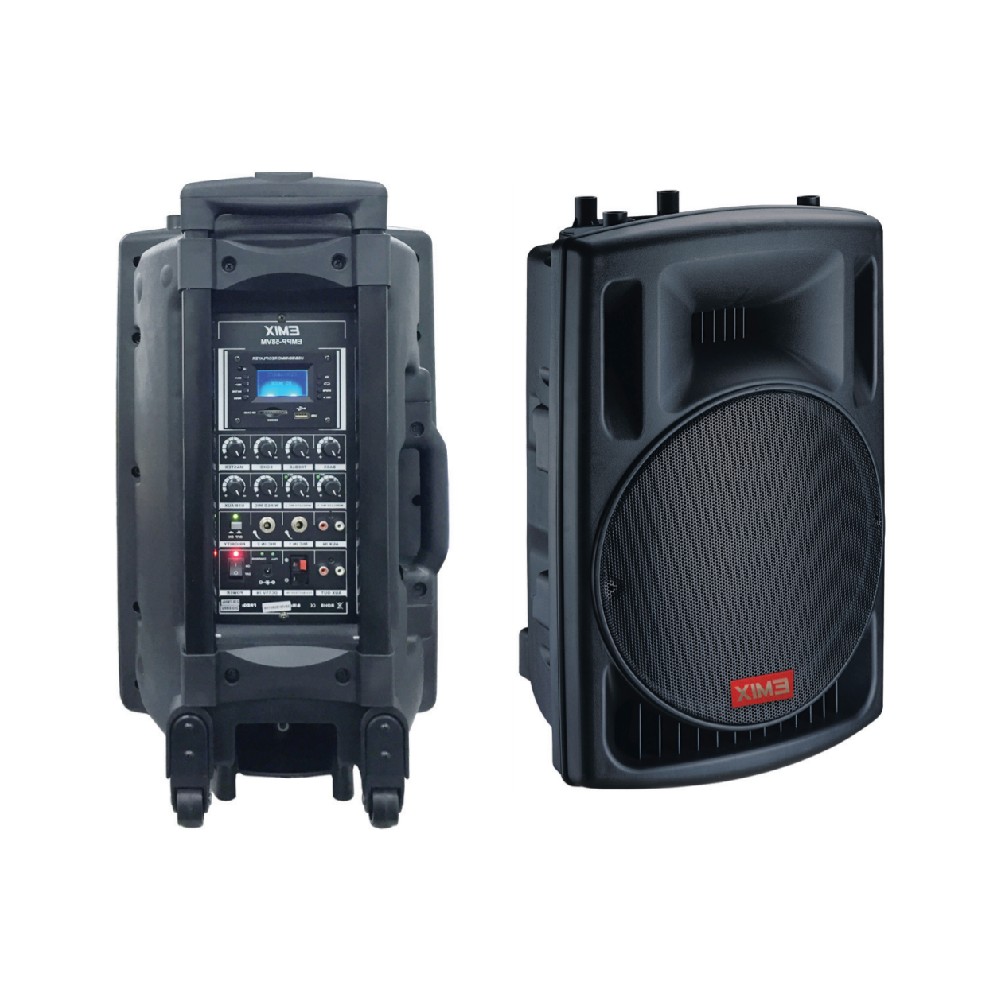 EMIX EMPP-58VM 12" 350W Portable Amplifier c/w Bluetooth, USB Player ...