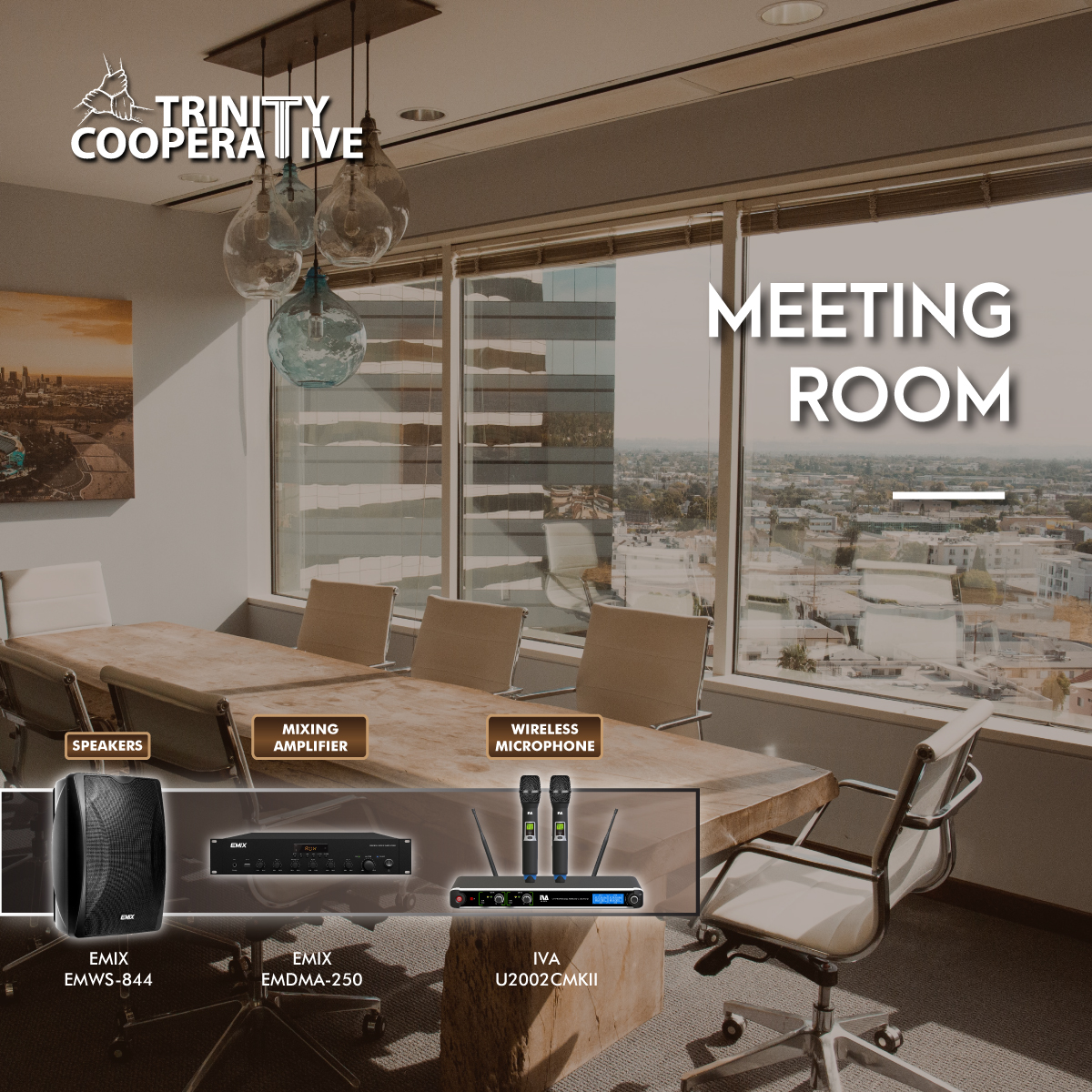 PA Sound System for Meeting Room in Office and Corporate - Emix EMWS ...