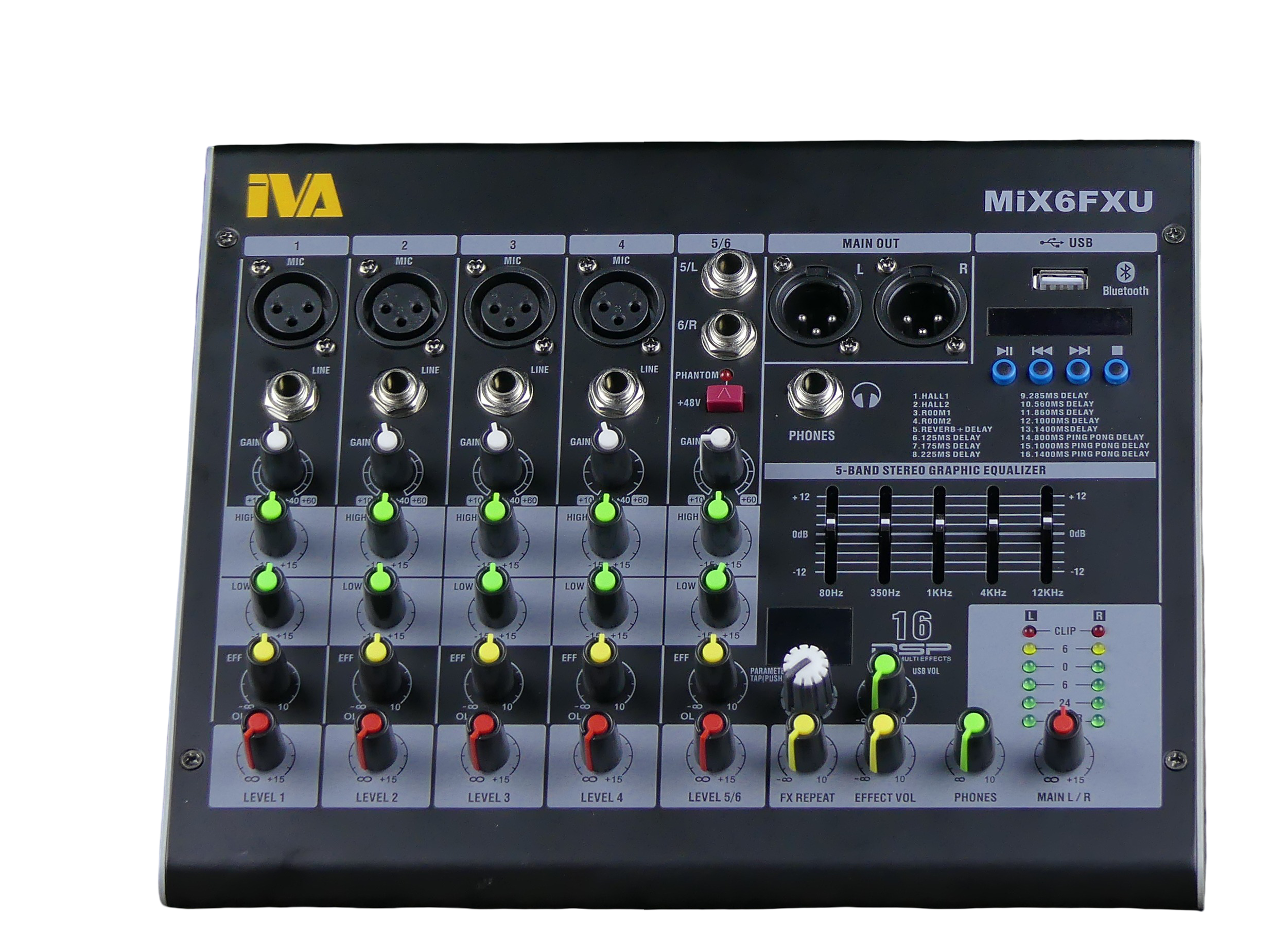 IVA MiX6FXU Compact Analog Mixer