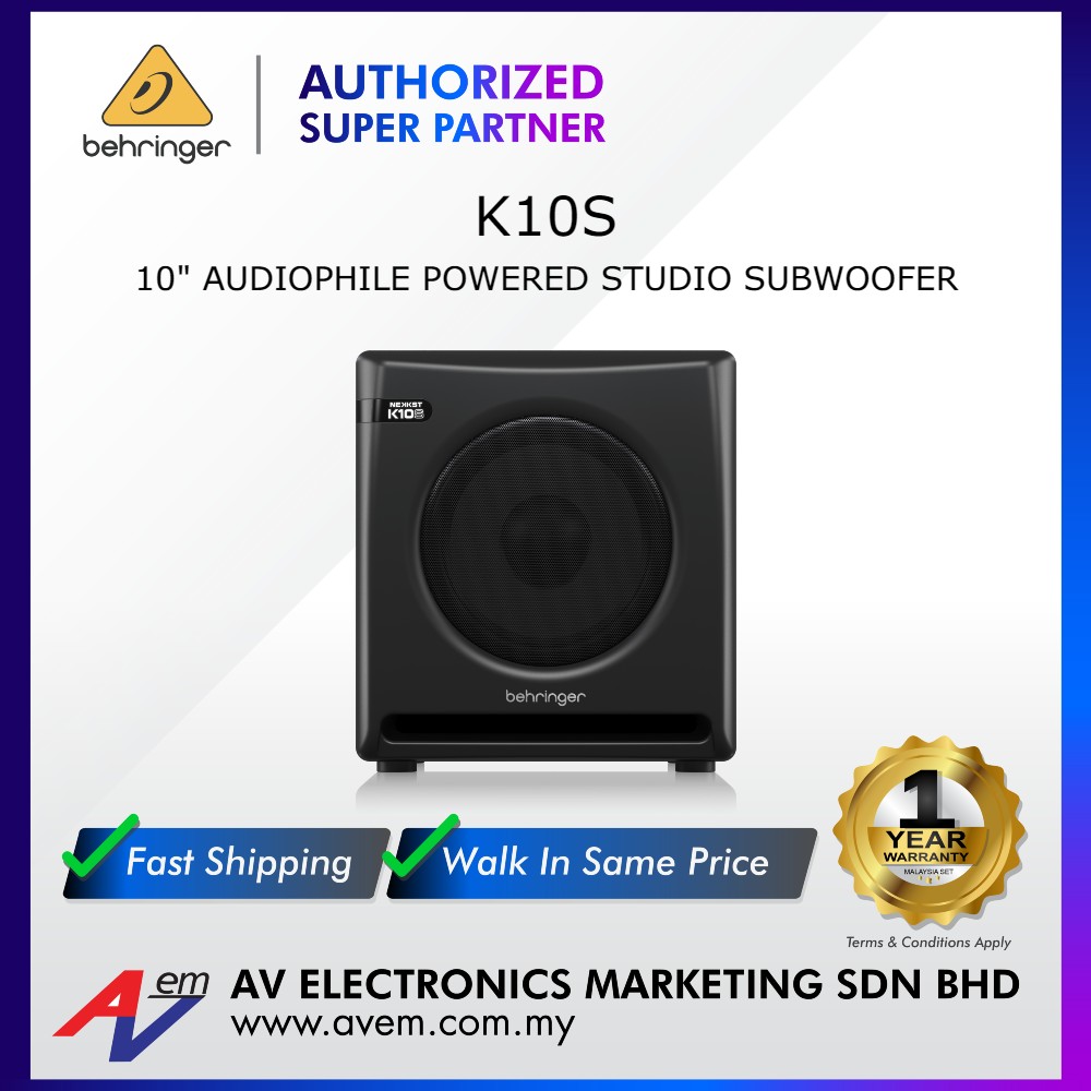 behringer subwoofer 10